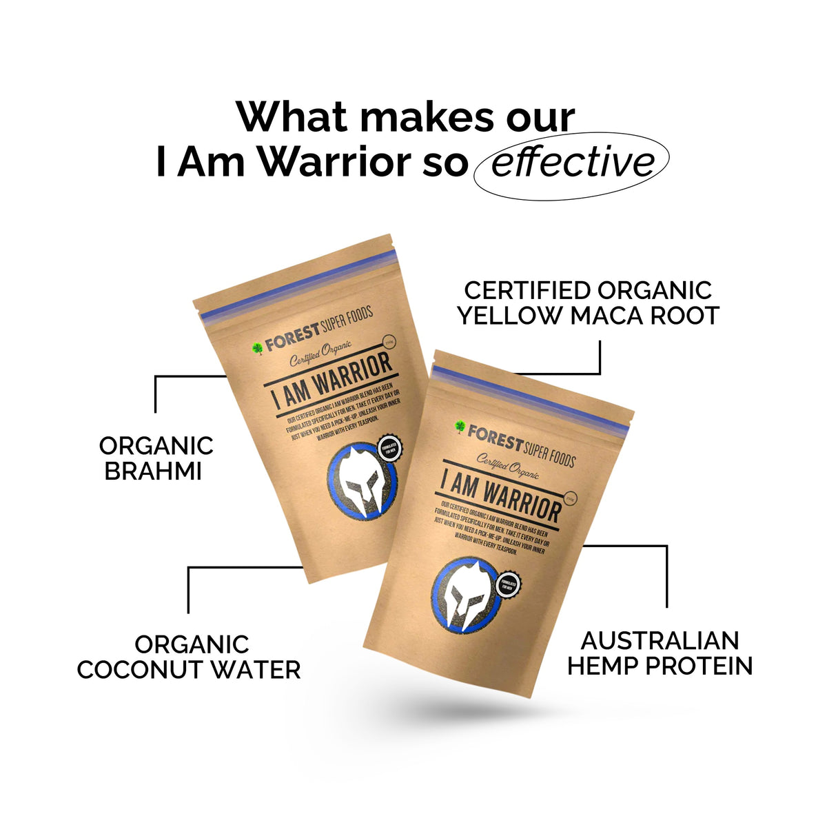 I Am Warrior Men's Multivitamin Powder – Organic | FSF