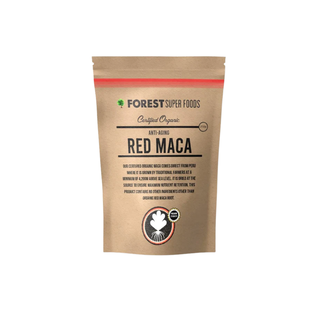 100% Certified Organic Pure Whole Red Maca Root | Buy Online - Forest ...