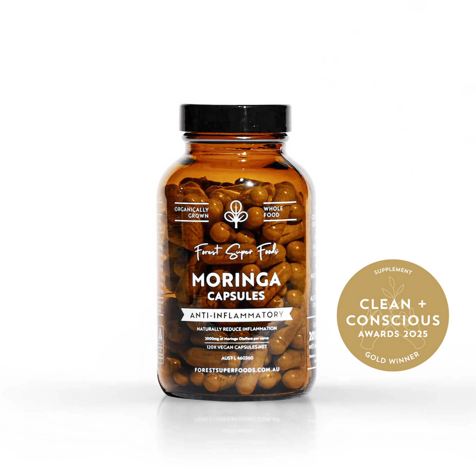 Organic Moringa Oleifera Capsules Australia | Buy Online - Forest Super ...